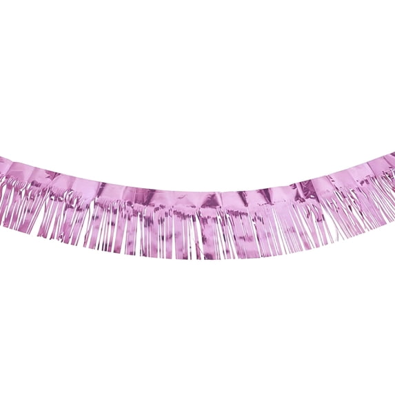 Assorted Color Metallic Fringe Tassel Banner, Reusable Hanging Backdrop ...