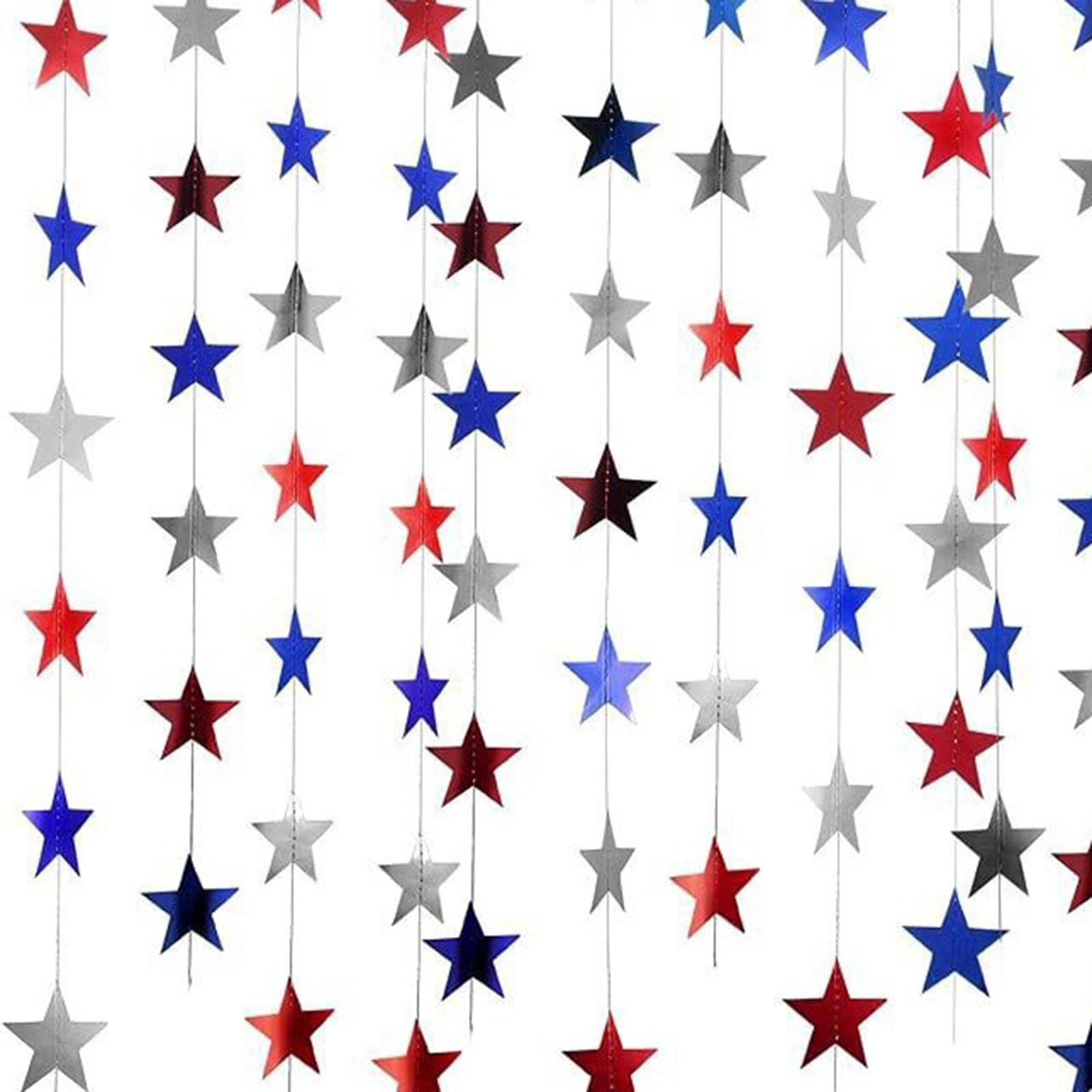 Assorted Color Paper Garlands Paper Star Streamers Banners For Festives ...