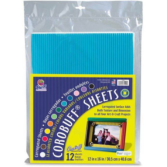 Assorted Color Paper Pack - 12 Sheets - Walmart.com