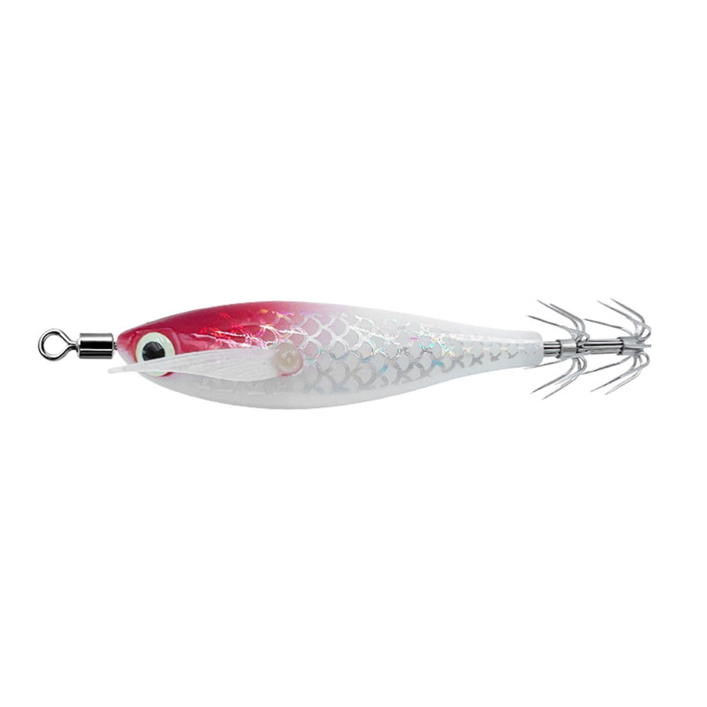 Assorted Color Round Belly Fishing Baits 3D Artificial Fishing Squid ...