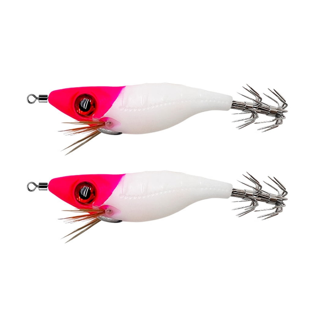 Assorted Color Round Belly Fishing Baits Artificial 3D Fishing Squid ...