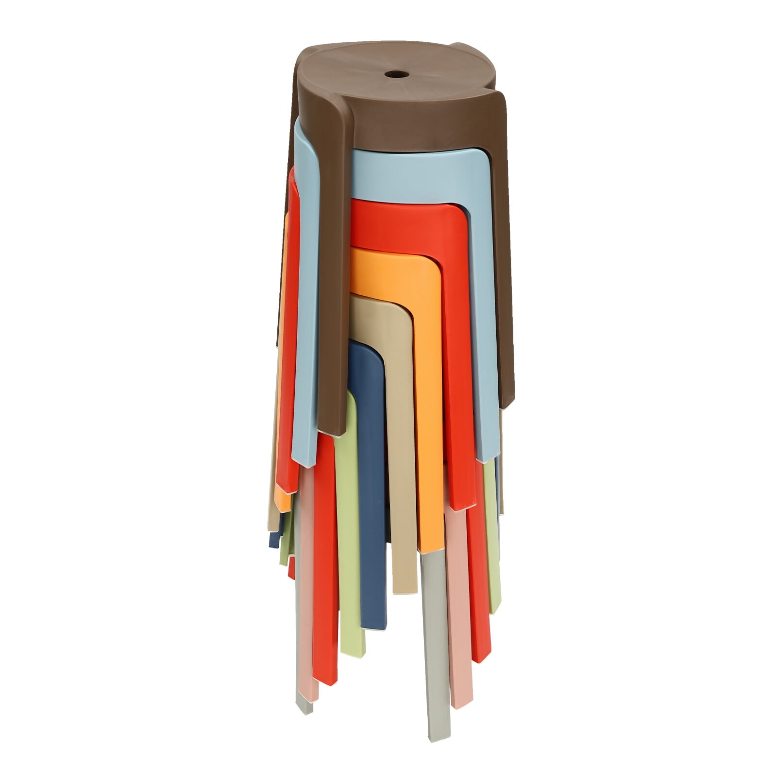 Assorted Color Stacking Stools, Stackable Stools for Kids and Adults ...