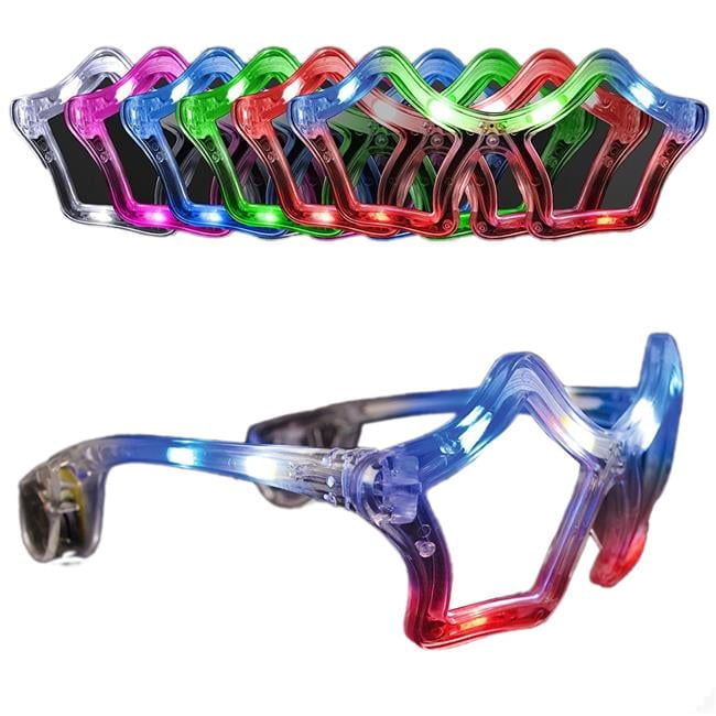 Assorted Color Star LED Sunglasses - Walmart.com