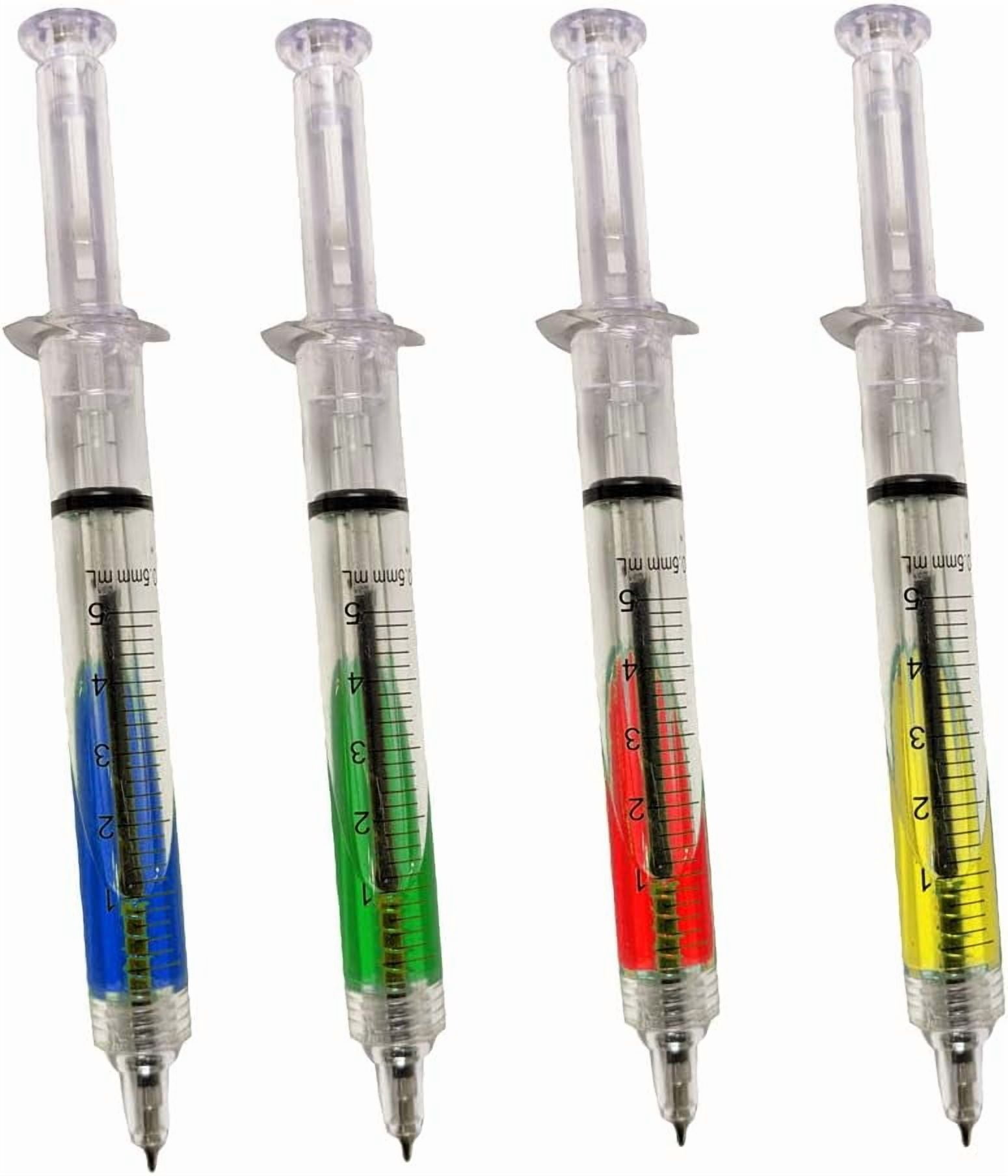 Assorted Color Vaccine Nurse Dr Shot Pens Black Point Pen Set of 4 ...