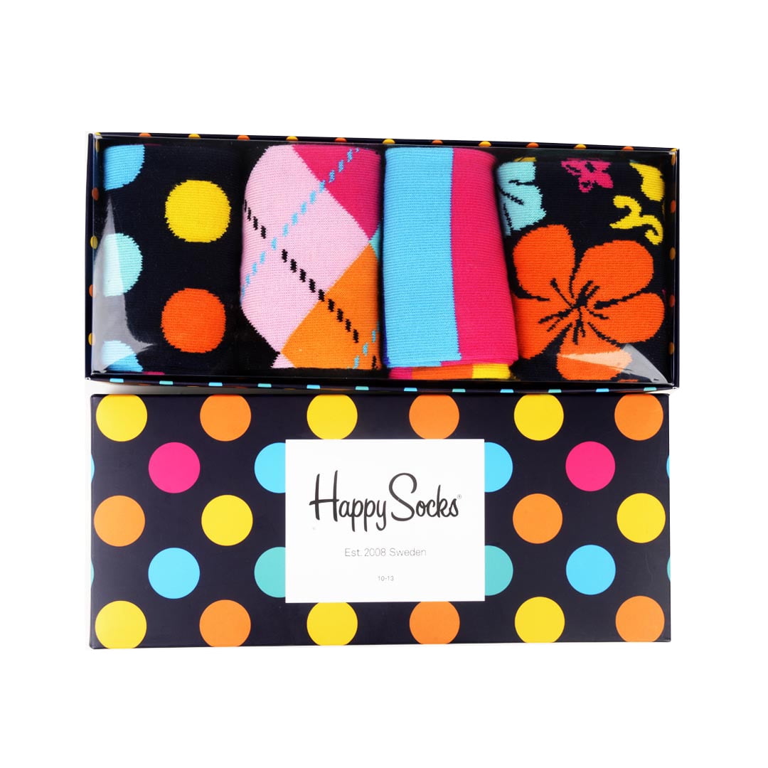 Assorted Colorful Premium Cotton Sock Gift Box for Men - Walmart.com