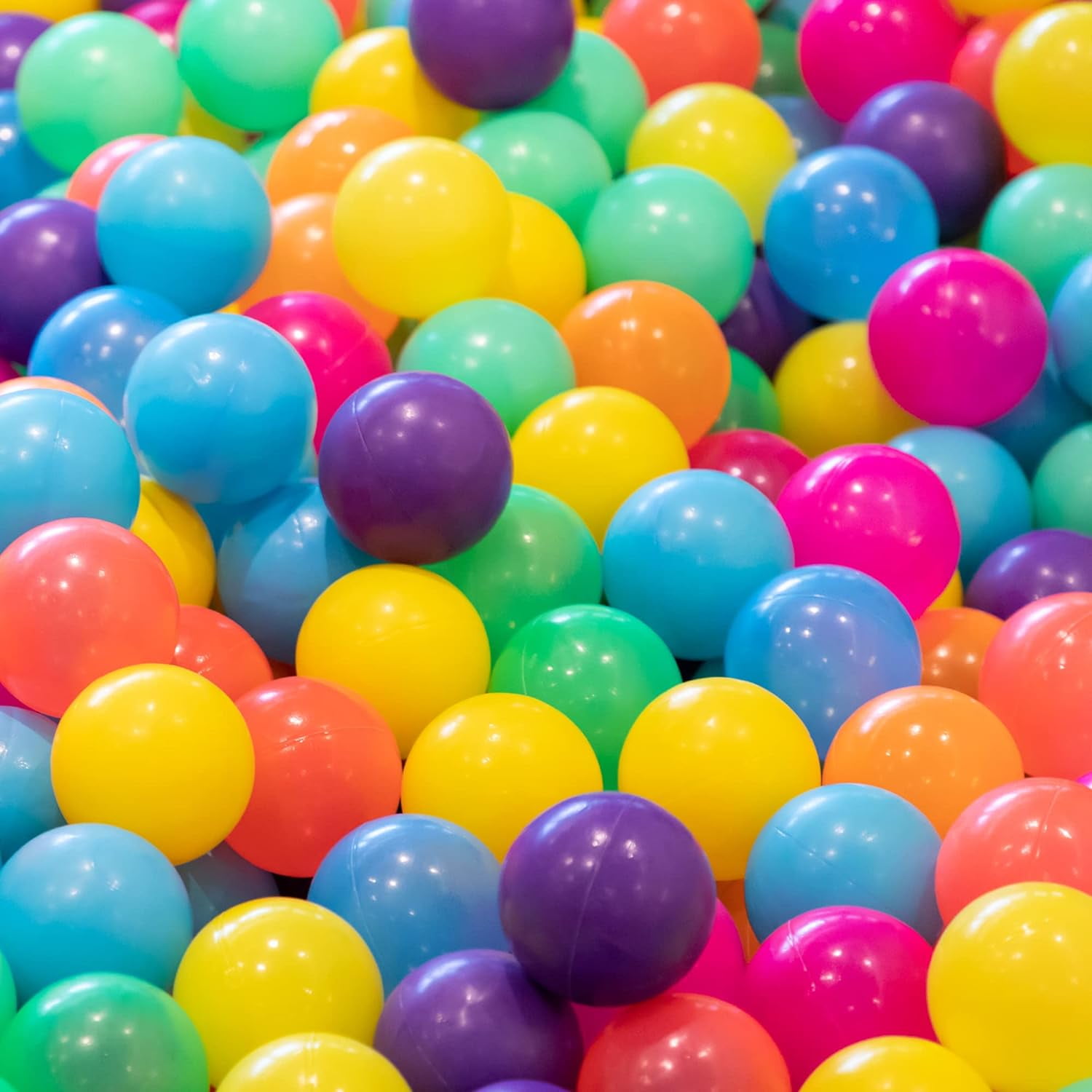 Assorted Colors Ball Pit Balls for Toddlers 1-3, Pack of 50pcs ...