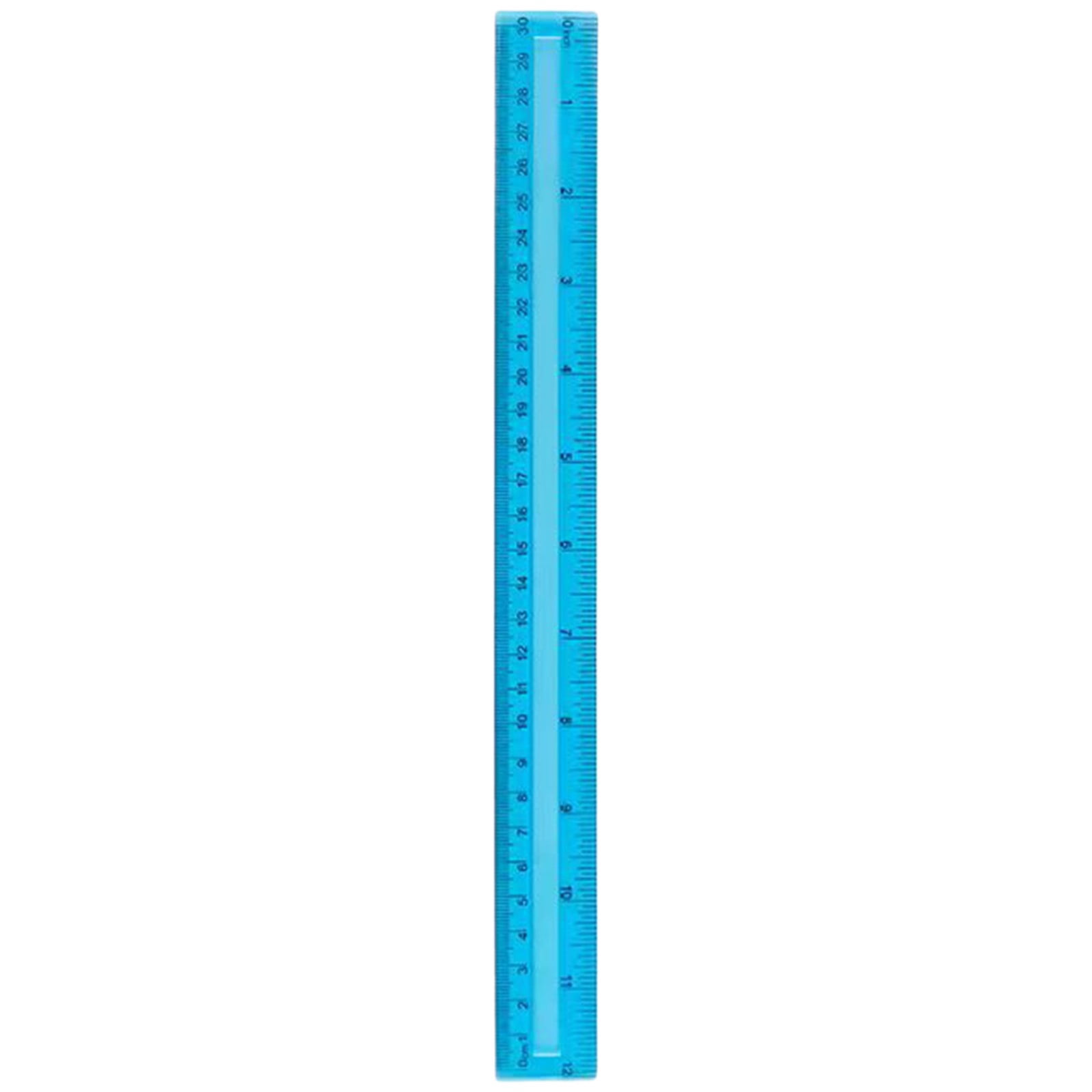 Assorted Colors Plastic Ruler, Standard Straight Measuring Tool With ...