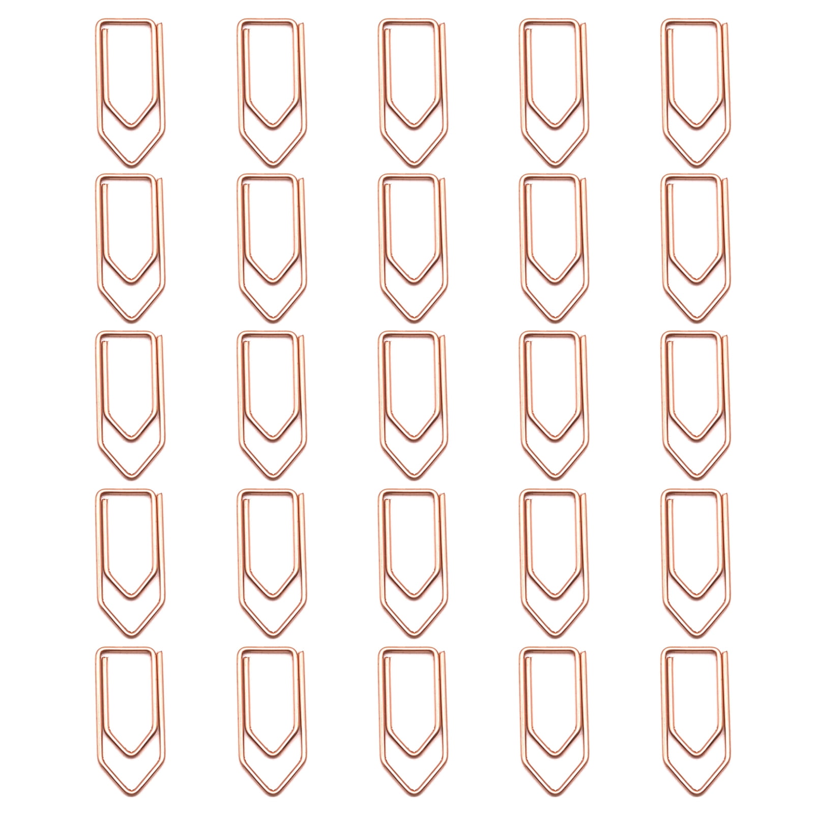 Assorted Crayon Design Paper Clips - 25 Metal Bookmarks for Document ...