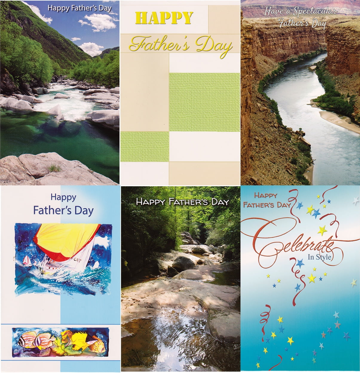 Assorted Father's Day Greeting Cards 30 Pack - Walmart.com