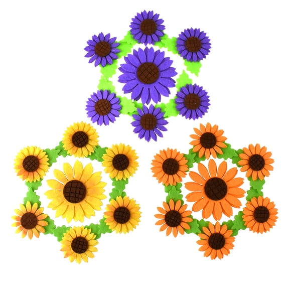 Felt Sunflowers