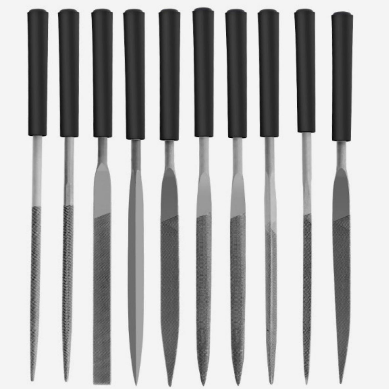 Assorted File Set Small Whole Hand File Polished Steel Setback ...