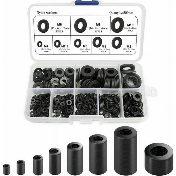 Assorted Flat Washers For Repair Projects, Reduces Pressure Friction ...