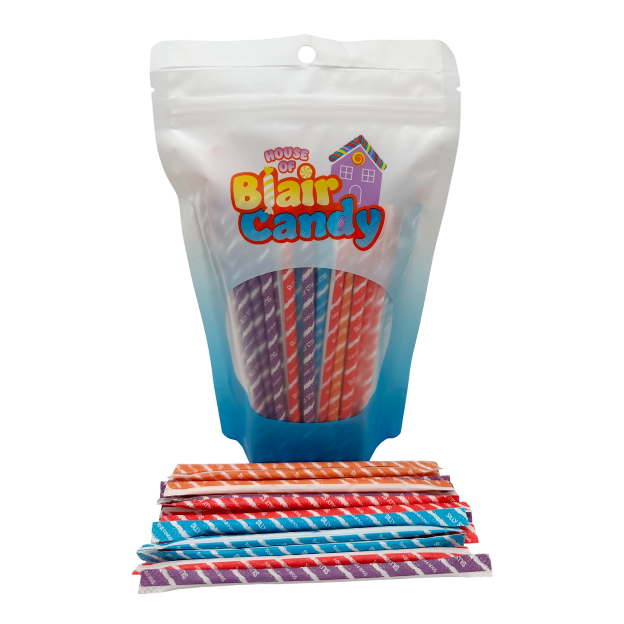 Assorted Flavors Silly Stix (100 ct.) - Sour Powdered Candy Straws ...