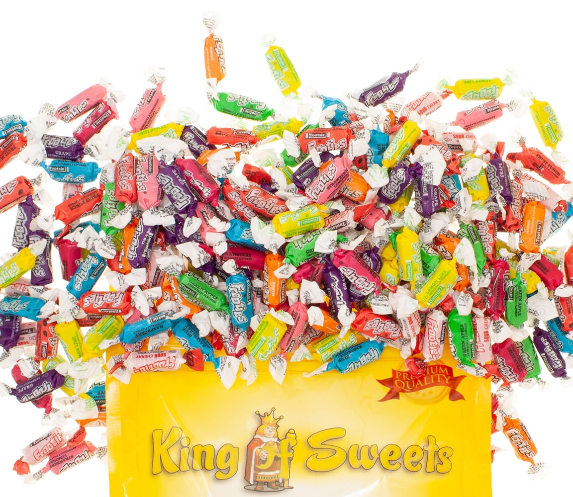 Assorted Flavors Tootsie Fruit Chews 1 Pound Individually Wrapped Candy ...