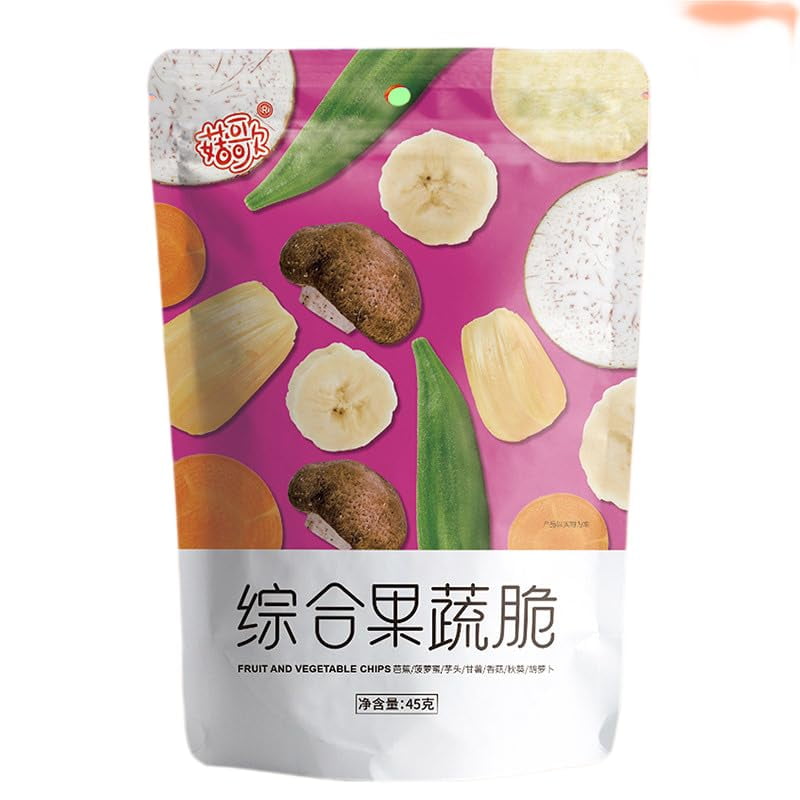 Assorted Fruit And FEV6 Vegetable Crisps, Freeze Dried Vegetable Snacks ...