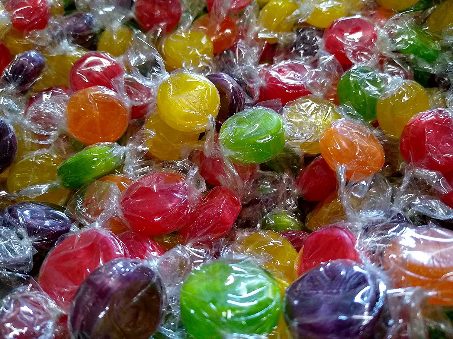 Assorted Fruit Buttons - 2 Pound Bag - Bulk Assorted Candies ...