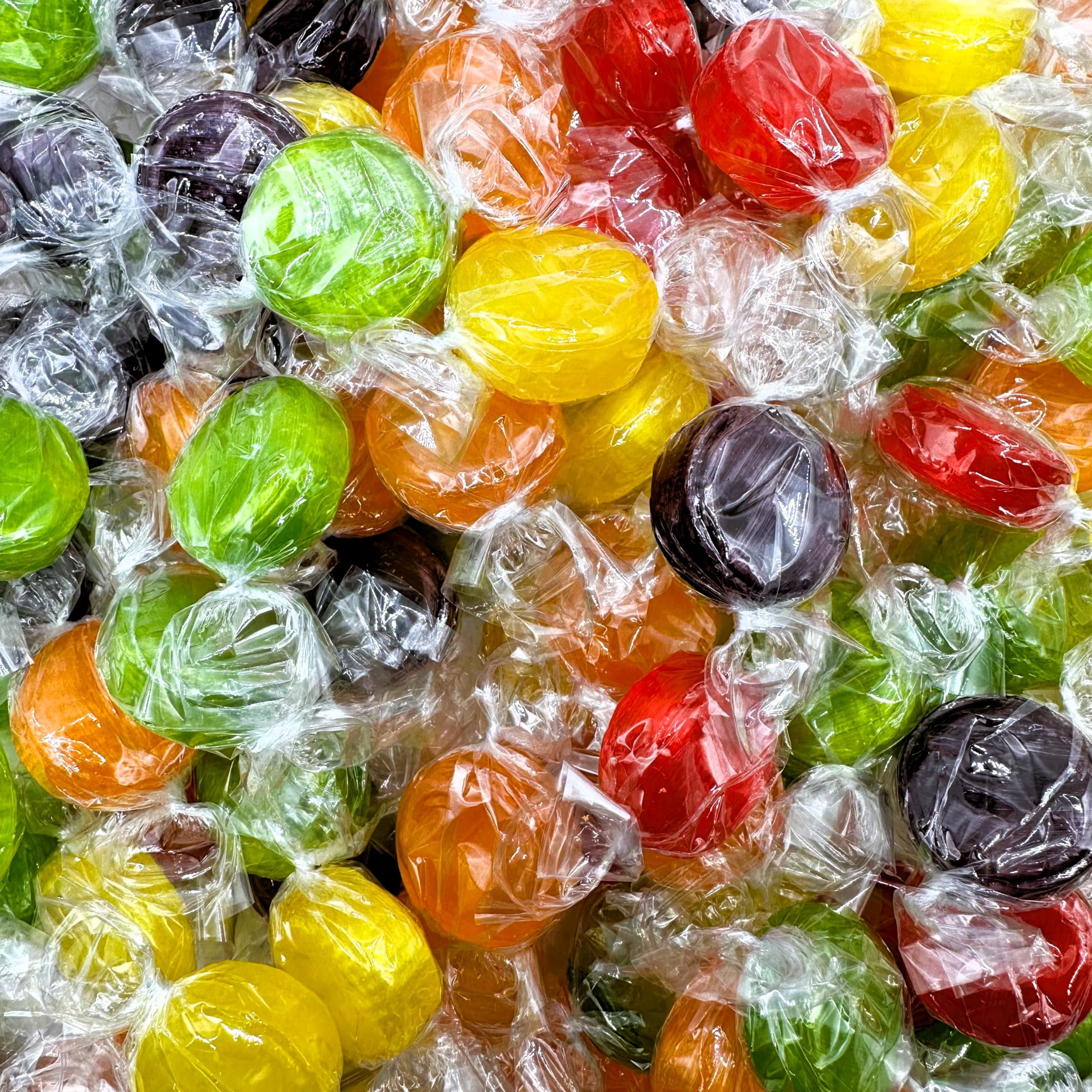 Assorted Fruit Buttons Hard MMF7 Candy - 1 Pound Bulk Bag ...