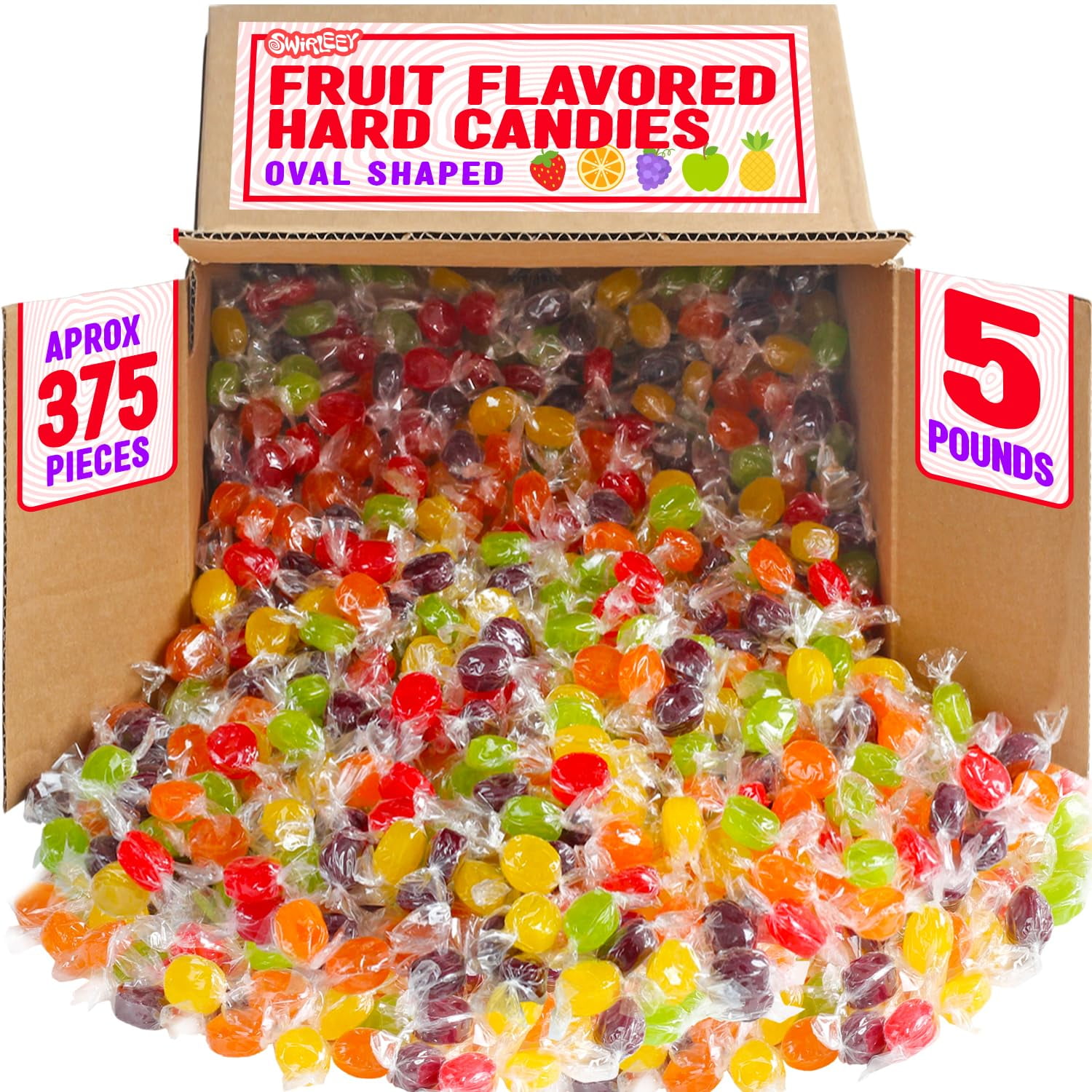 Assorted Fruit Hard Candy YYF14 - 5 Pounds - Classic Hard Candies ...