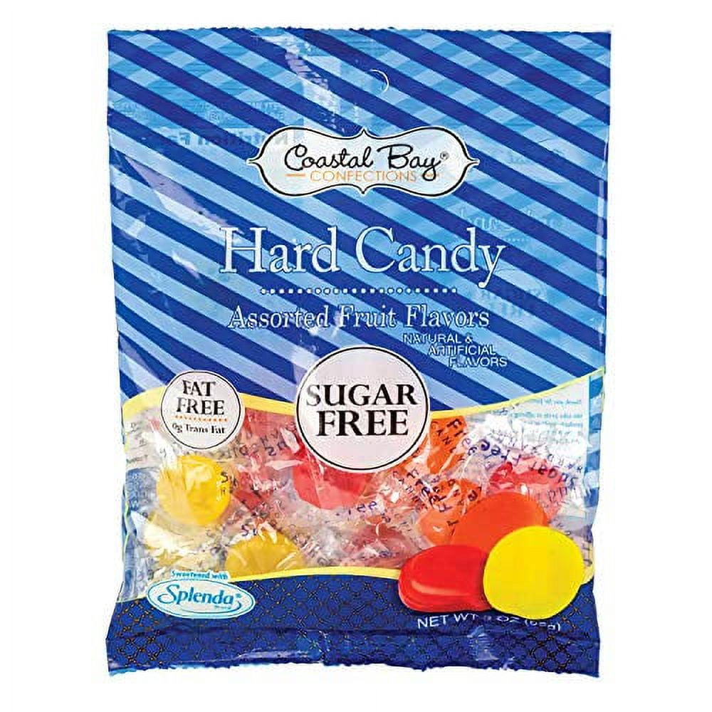 Coastal Bay Sugarless Assorted Fruit Flavors Hard Candy, 2.75oz Bag ...