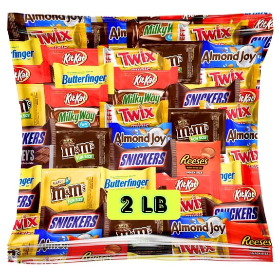 Assorted Fun-Size Chocolate Candy Mix MDA05 - Bulk Variety Bag ...