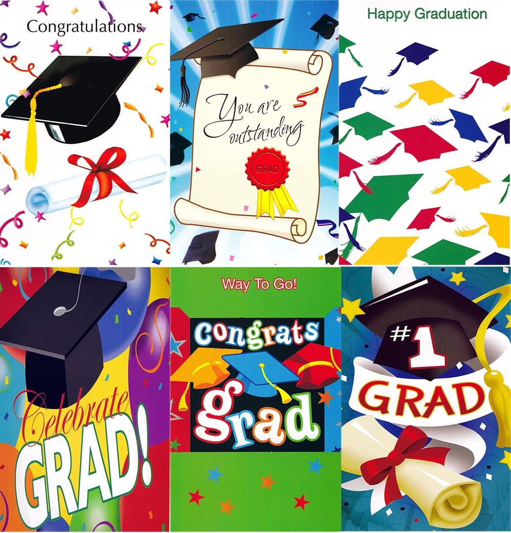 Assorted Graduation Greeting Cards 30 Pack - Walmart.com