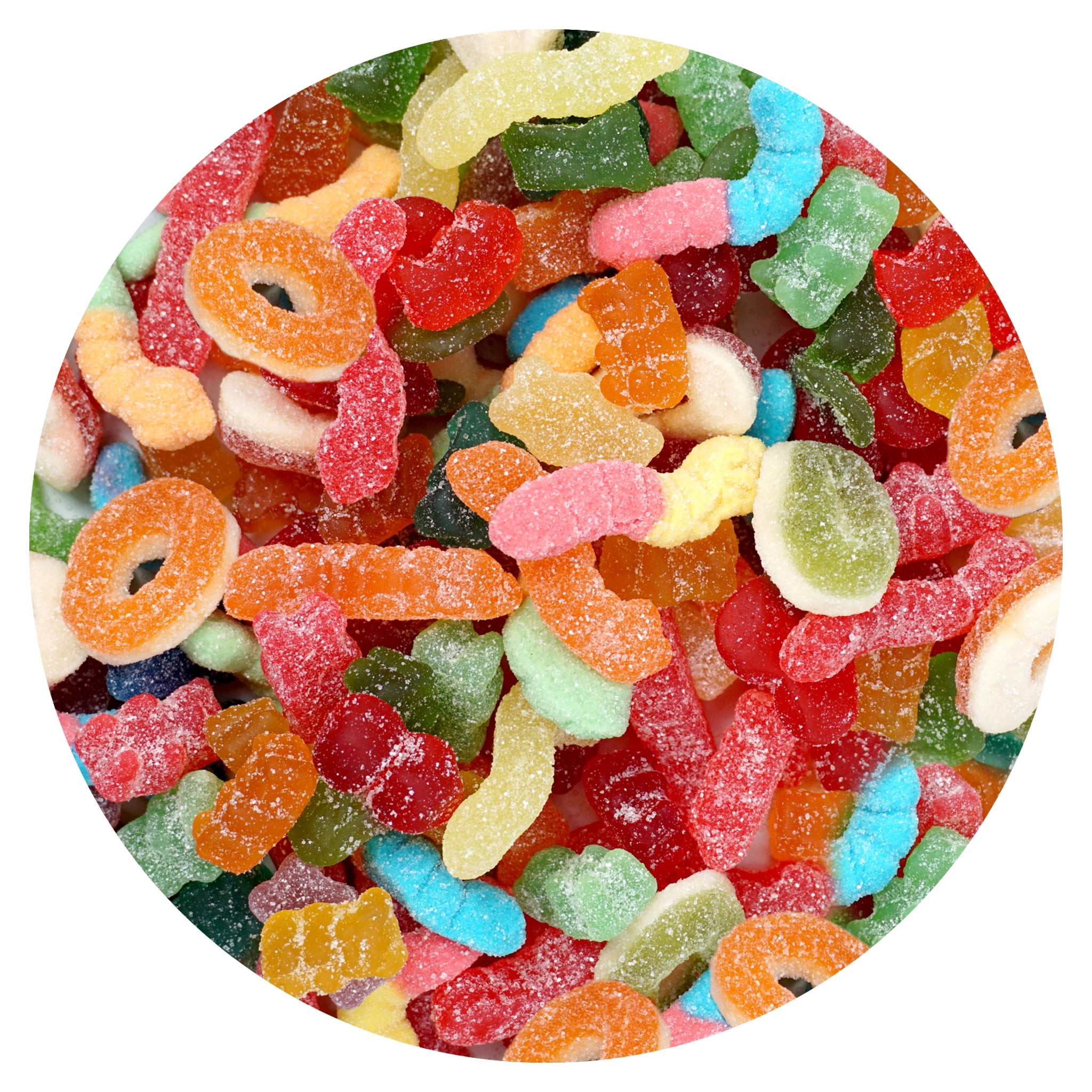 The Hampton Popcorn & Candy Company, Assorted Gummy Candy Mix, 2lb Bulk ...