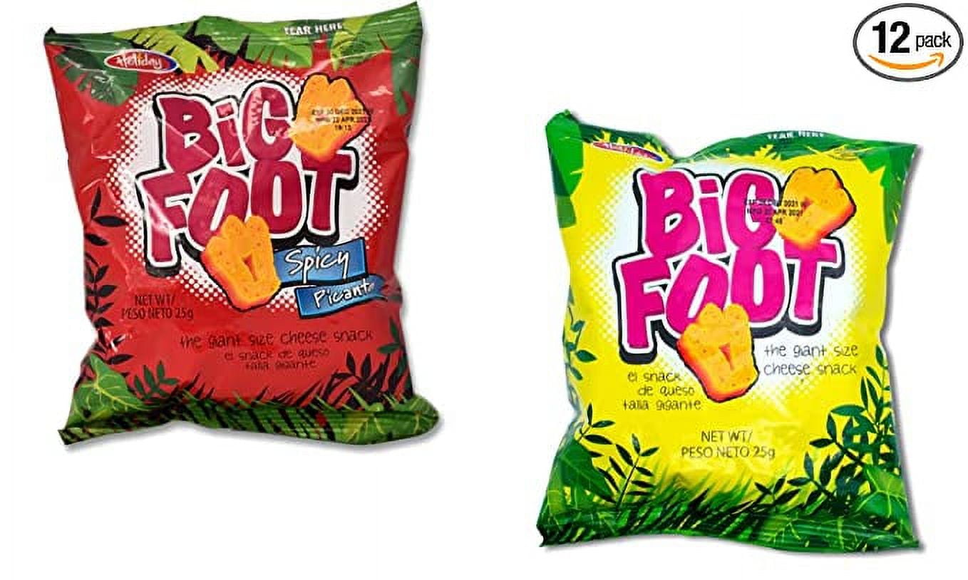 Assorted Holiday Big Foot, The Giant Cheese Snack, 6 Regular And 6 ...