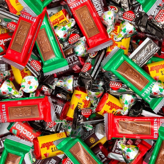 Assorted Holiday Chocolates Individually BCF26 Wrapped | 3-Pound Bulk ...