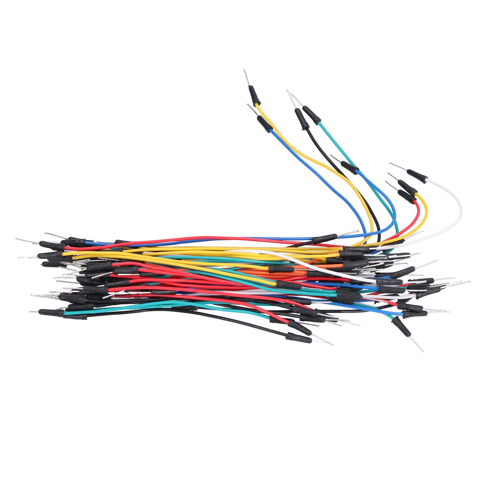 Assorted Length Multicolored Breadboard Jumper Wires, 65Pcs, Carbon ...