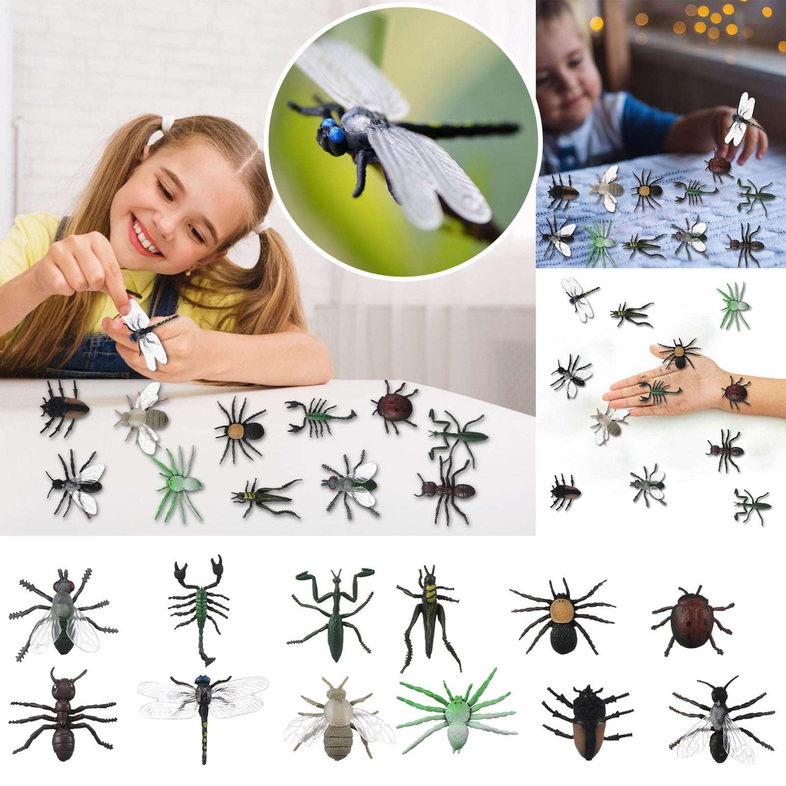 Assorted Lifelike Children Biology Science Toys Realistic Animals ...