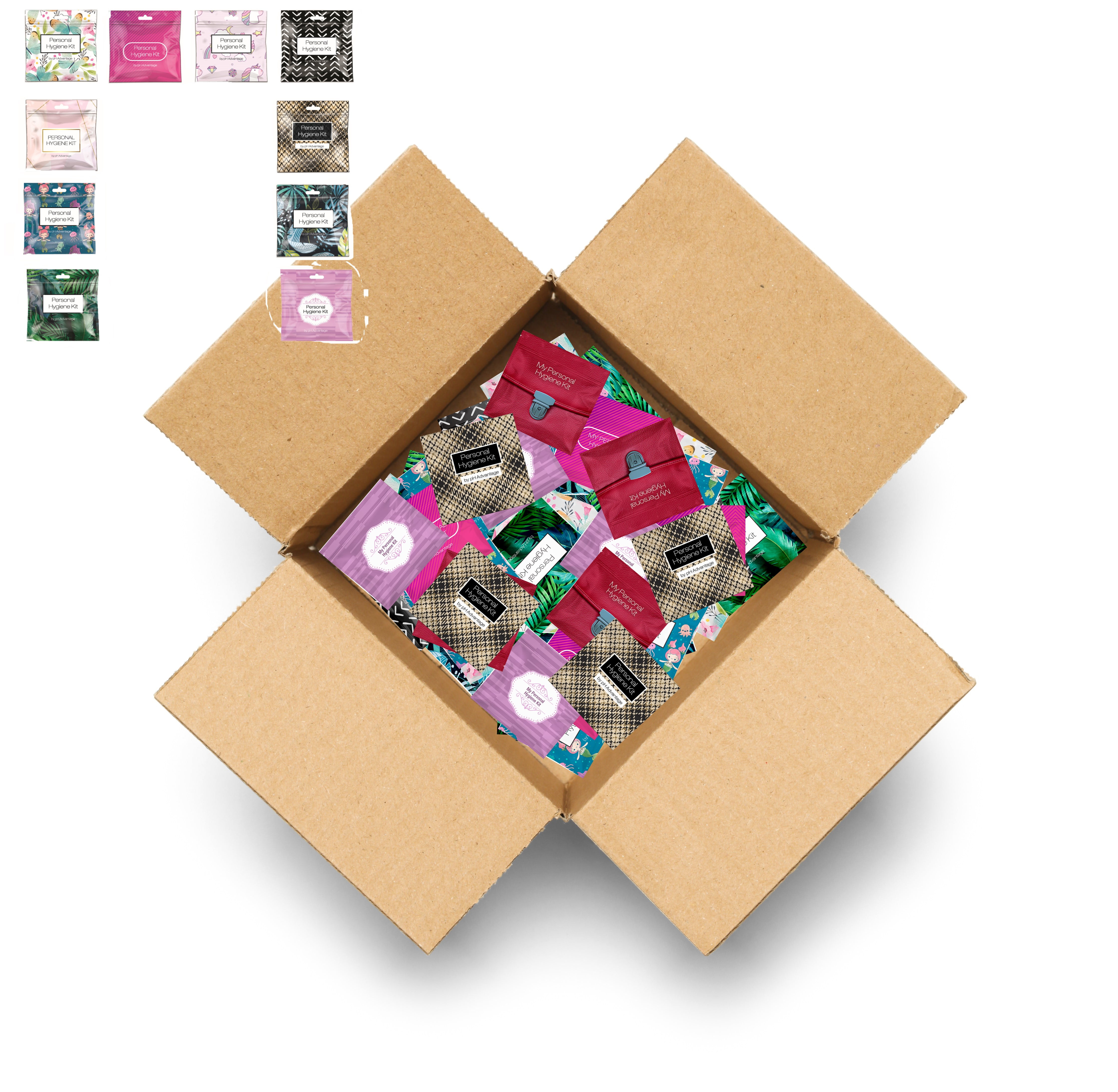 Assorted Menstrual Kit All-in-One 60 Pack | Convenience on The Go ...