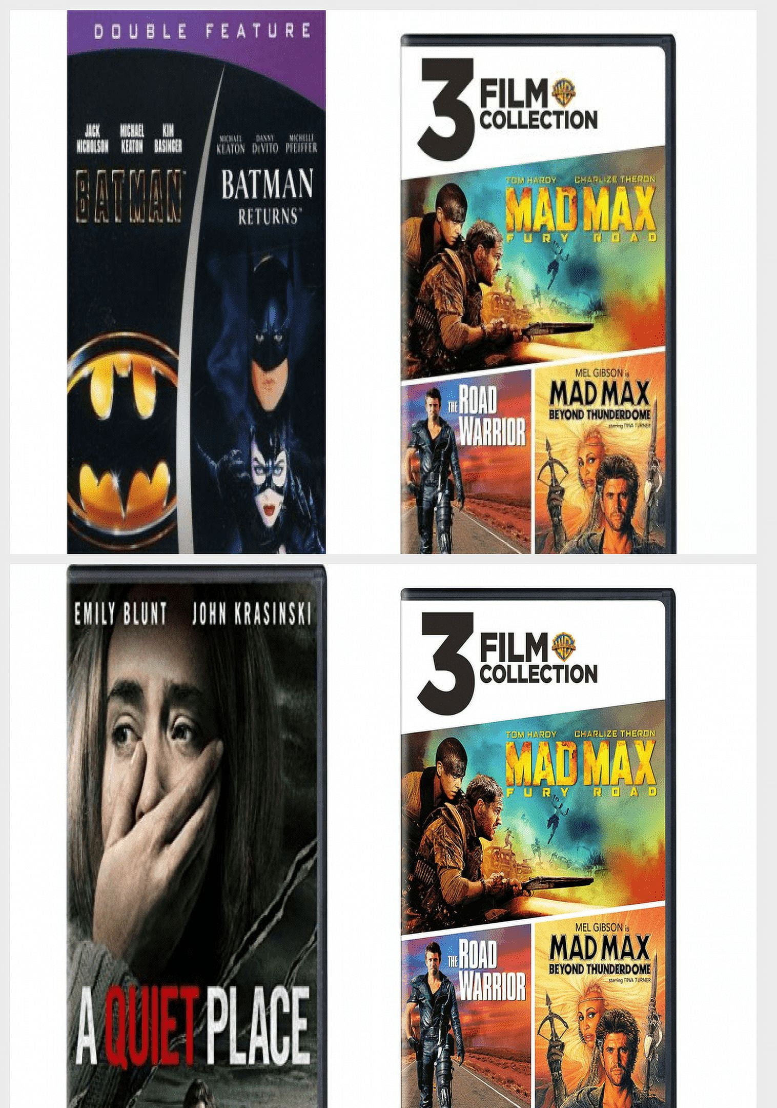 Assorted Multi-Feature Collections 4 Pack DVD Bundle: 3 Movies: Friday ...