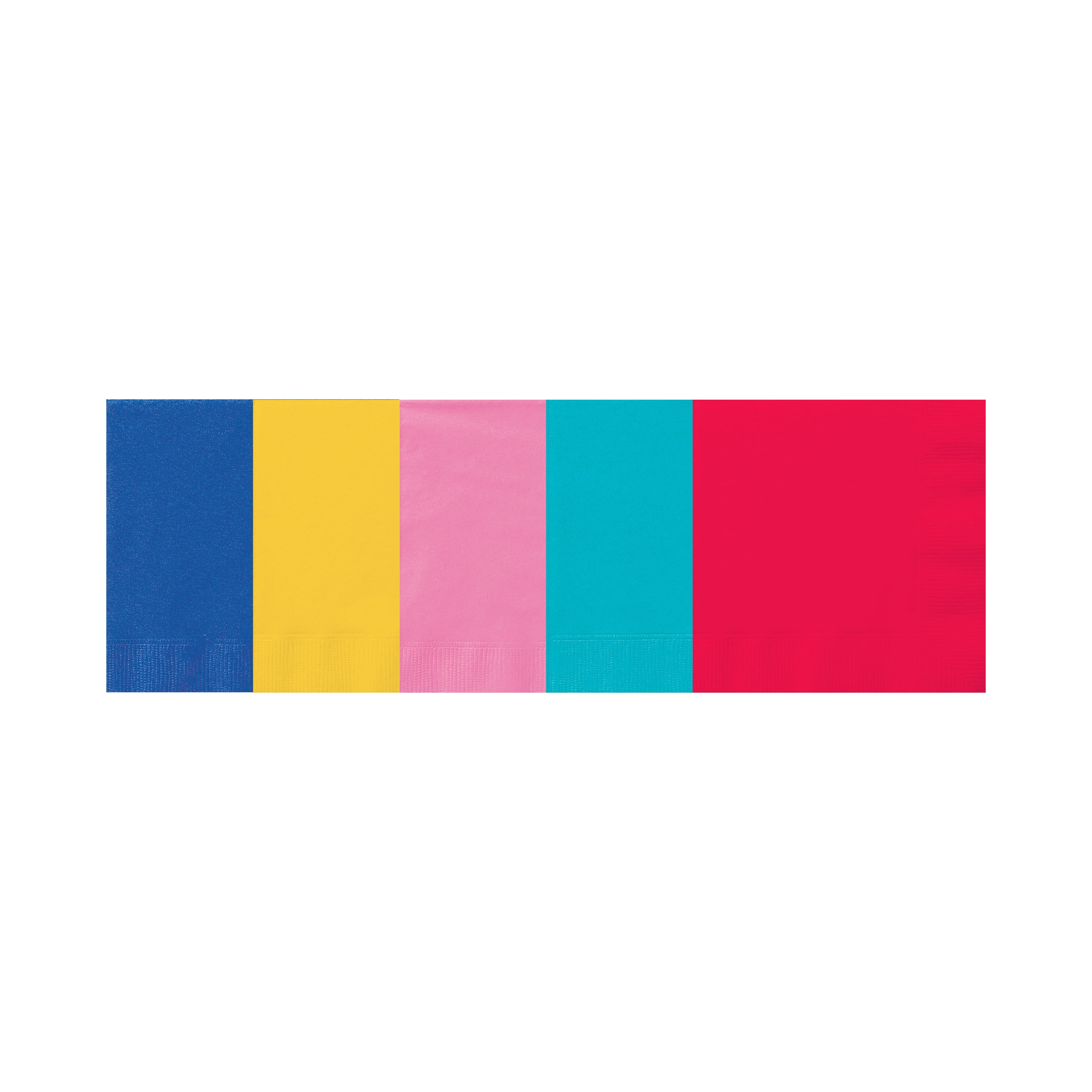 Colorful Paper Napkins (20) - Soft - Walmart Business Supplies