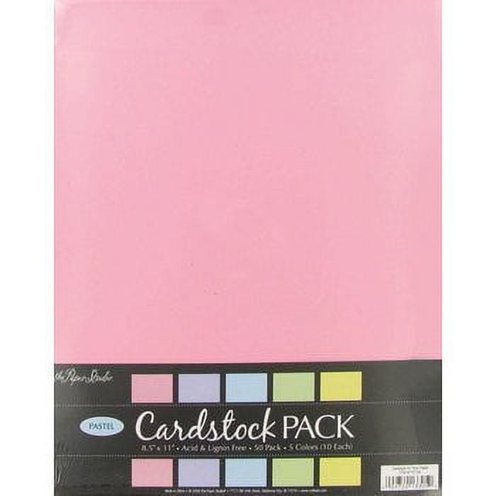 Assorted Pastel Cardstock Paper OIF8 Pack 8.5x11, 50 sheets - Walmart.com