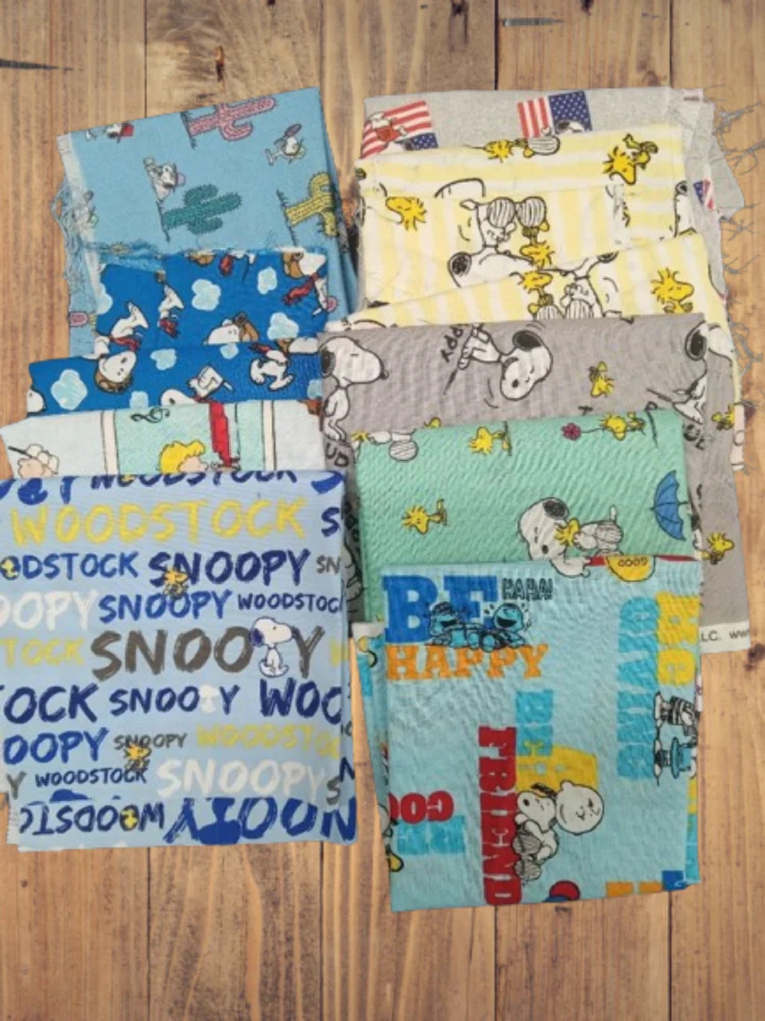 Assorted Peanuts Fabric - 1 lb Scrap Bundle - Walmart.com