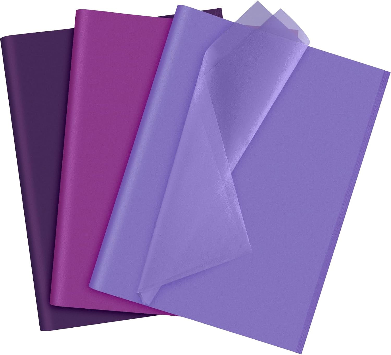 Assorted Purple Tissue Paper Set 60 Sheets Gift Wrap Paper Violet ...
