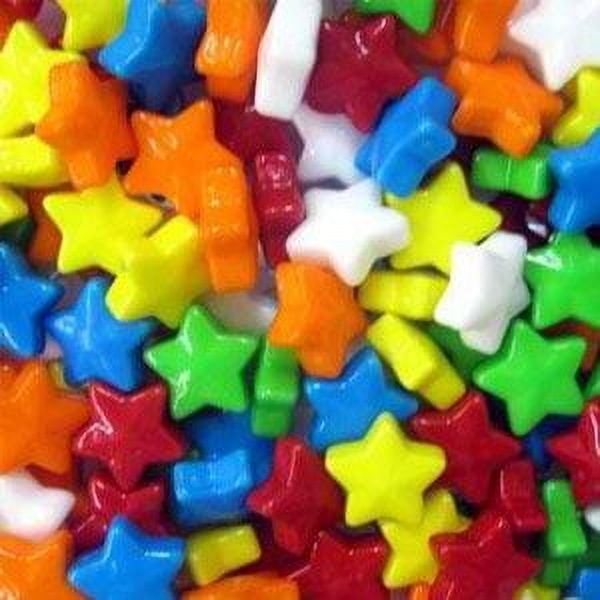 Assorted Rainbow Hard Candy Stars 2 Pounds - Star Shaped Candy ...