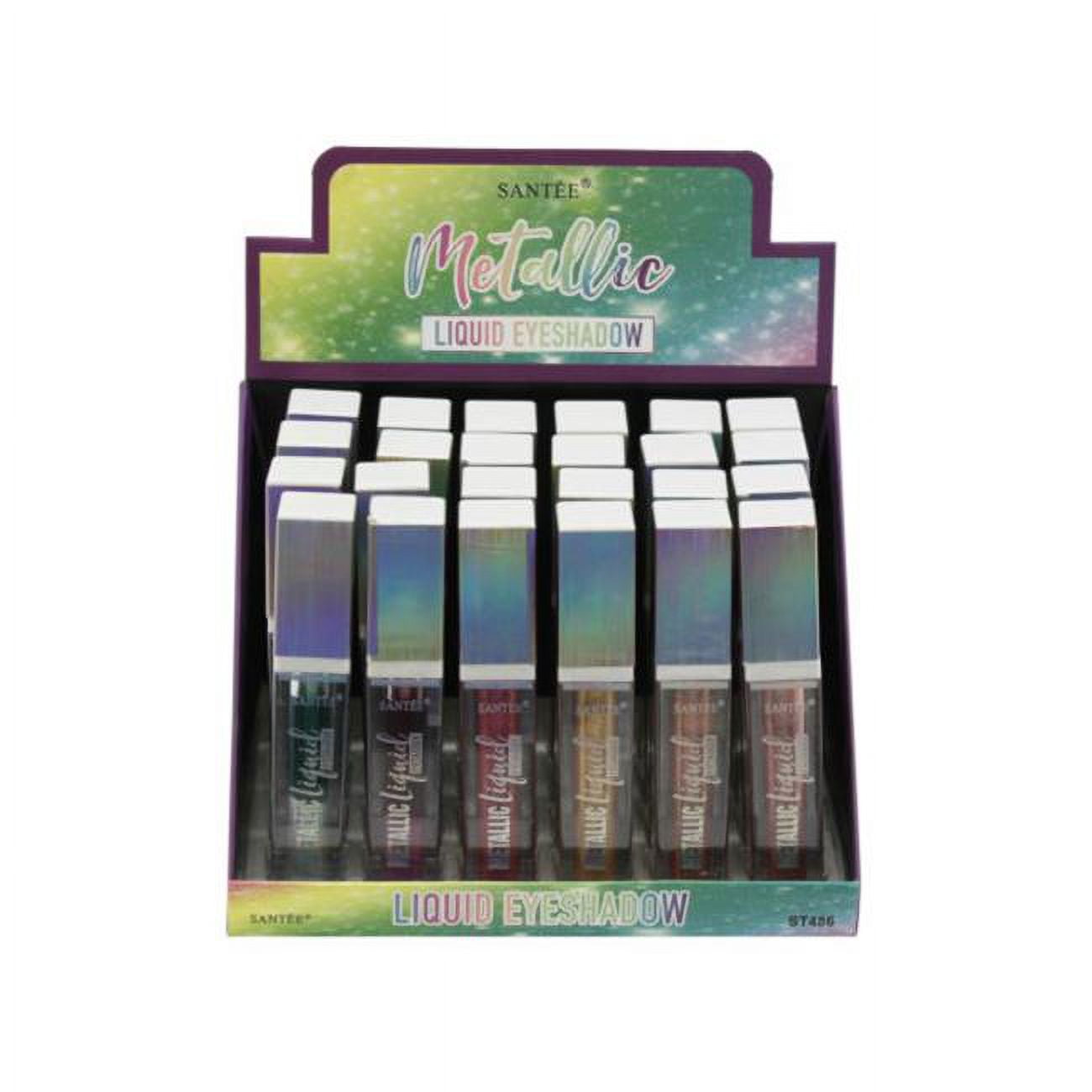 Assorted Shades Metallic Liquid Eyeshadow in Countertop Display, Pack ...