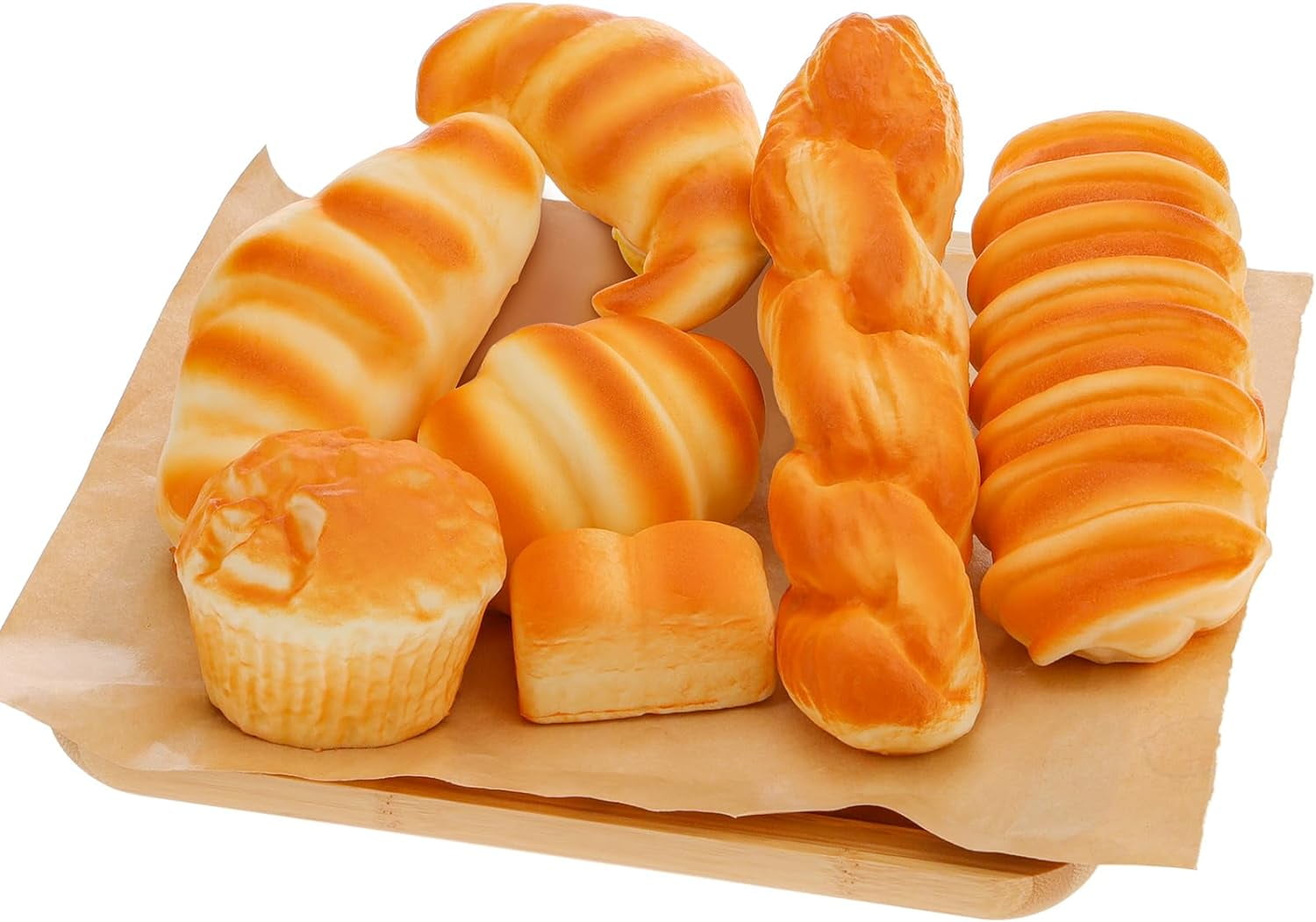 Assorted Simulation Fake Bread Artificial Cake Dessert Decor Faux ...