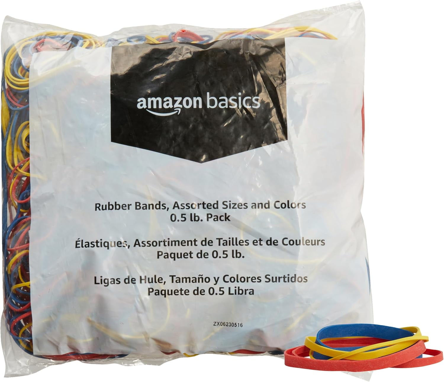 Assorted Size and Color Rubber Bands, 0.5 lb. - Walmart.com