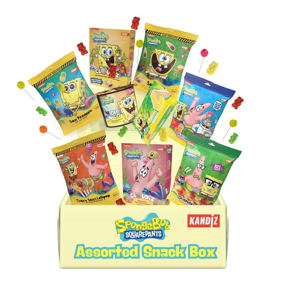 Assorted Snack Box by TGF4 KANDIZ | 9 Count Variety Pack with Filled ...