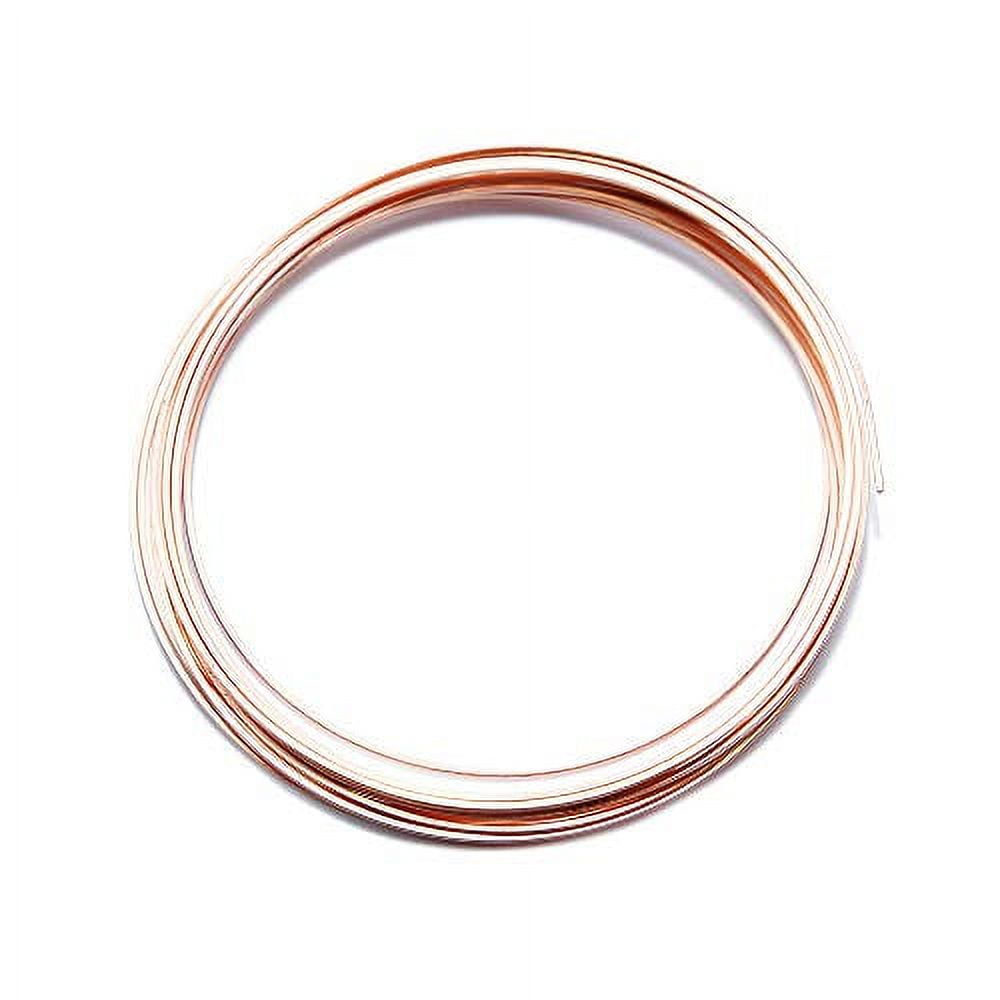 Assorted Solid Bare Copper Wire Square, Bright, Dead Soft 10 FT, Choose ...