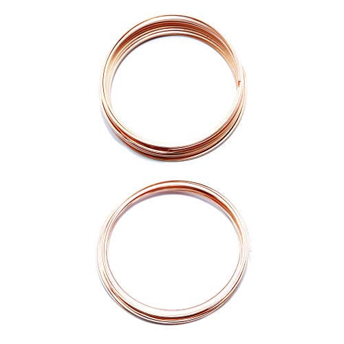 Assorted Solid Bare Copper Wire Square, Bright, Dead Soft 10 FT, Choose ...
