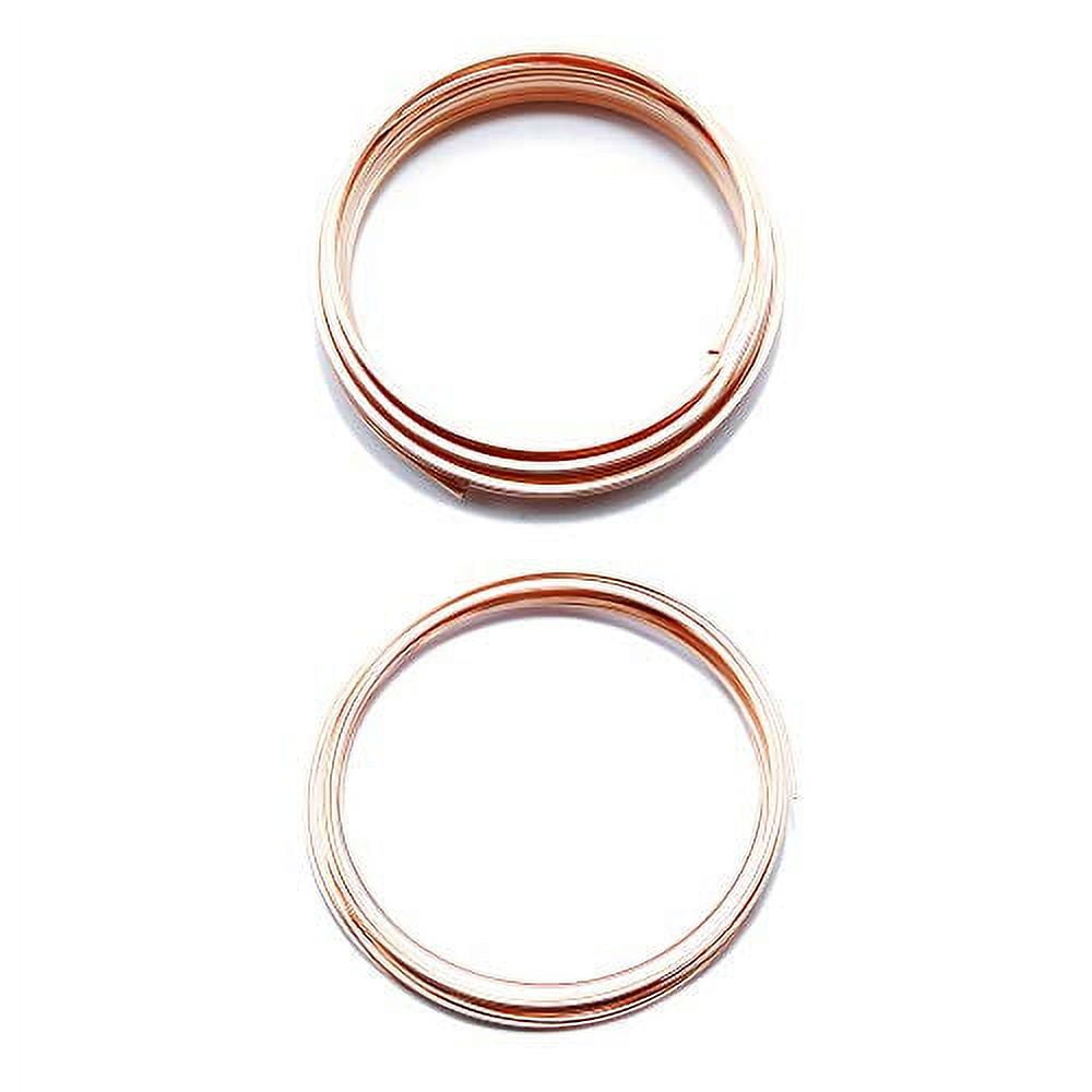 Assorted Solid Bare Copper Wire Square, Bright, Half Hard 10 FT, Choose ...