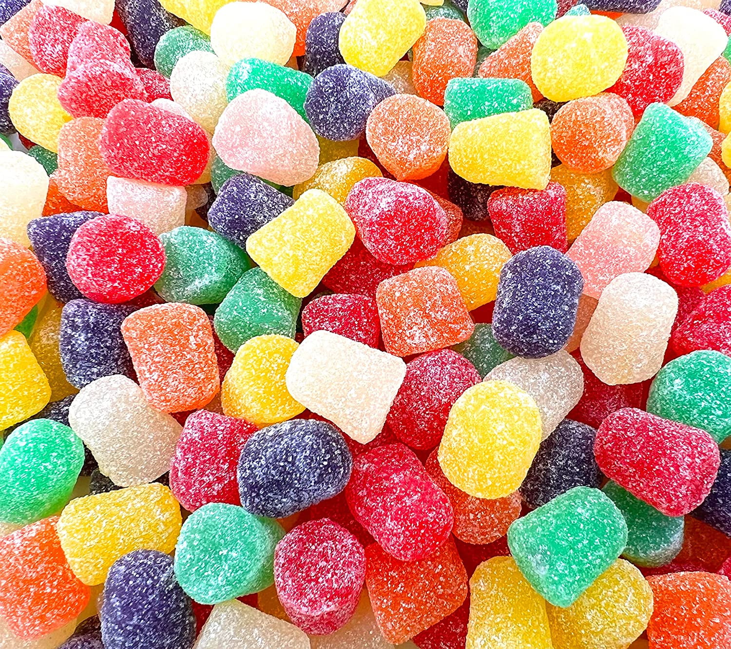 Assorted Spice Gum Drops Candy, Colorful Chewy Mix - 3 Pound Bag ...