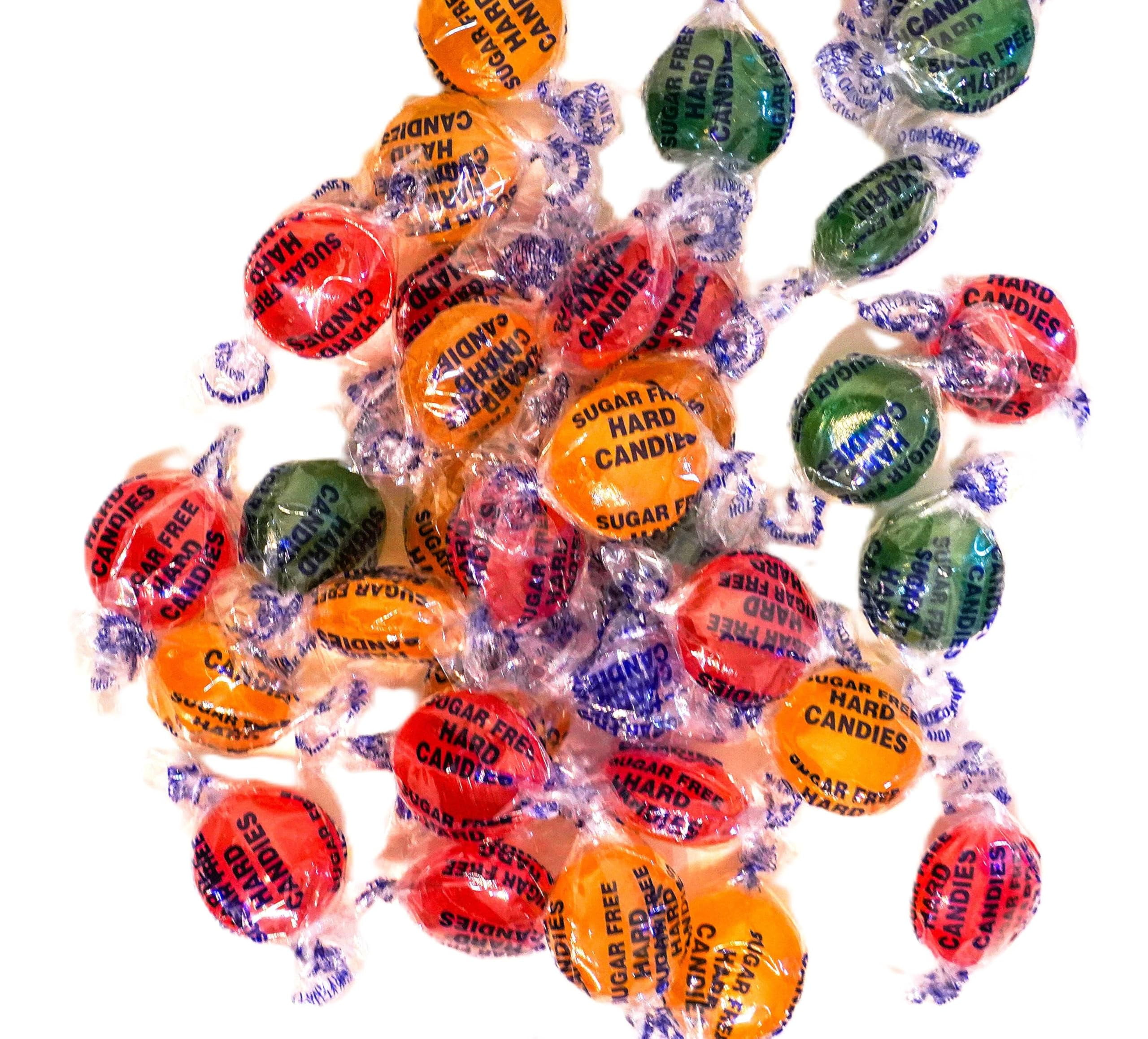 Assorted Sugar Free Fruit MZF22 Hard Candy - 1 lb of Individually ...
