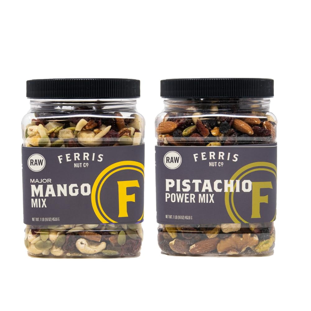 . Assorted Trail Mix - Raw Major Mango and Pistachio Power - Gourmet ...
