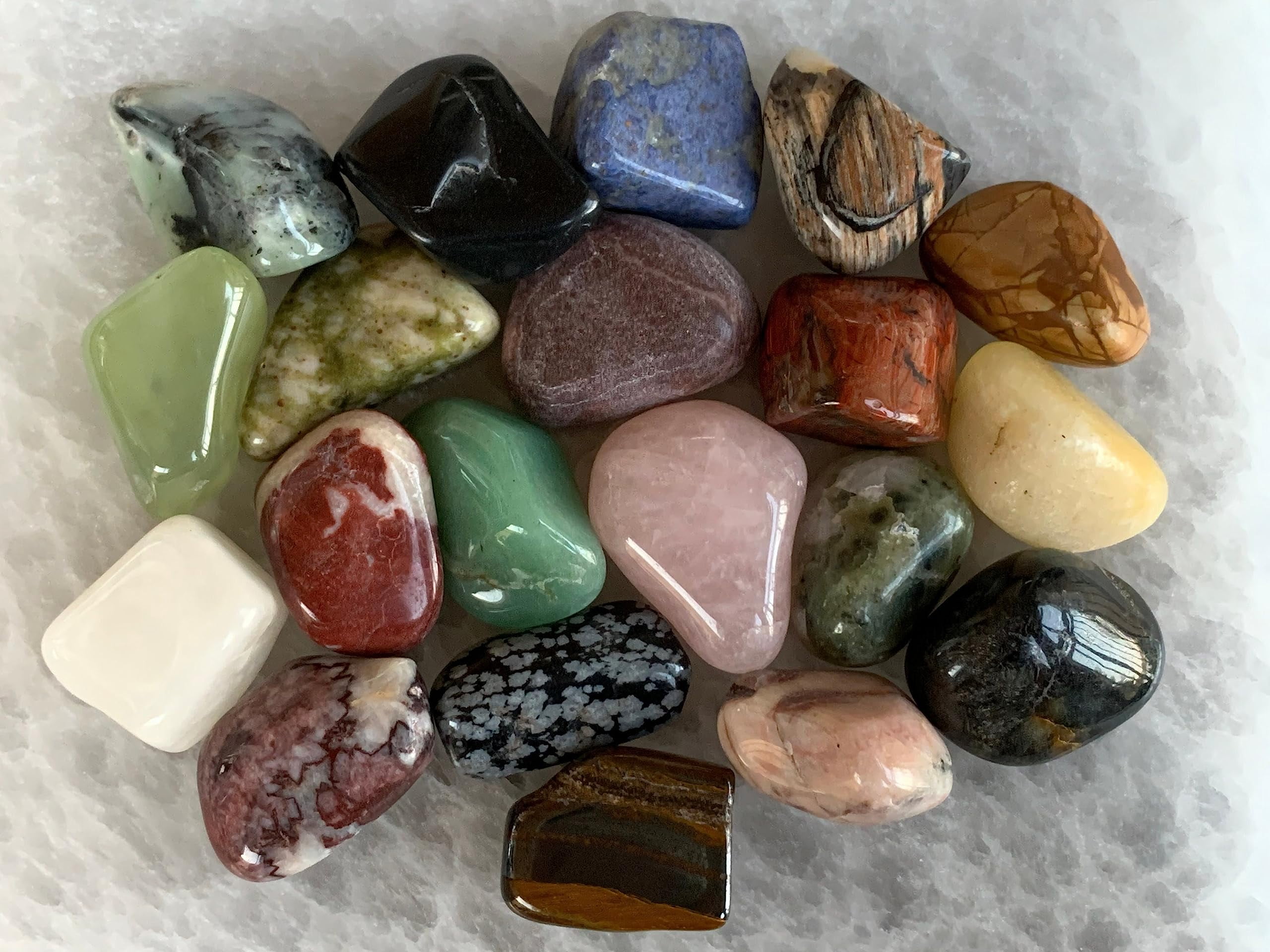 Assorted Tumbled Stones, Polished Natural Assorted Gemstone, Assorted ...