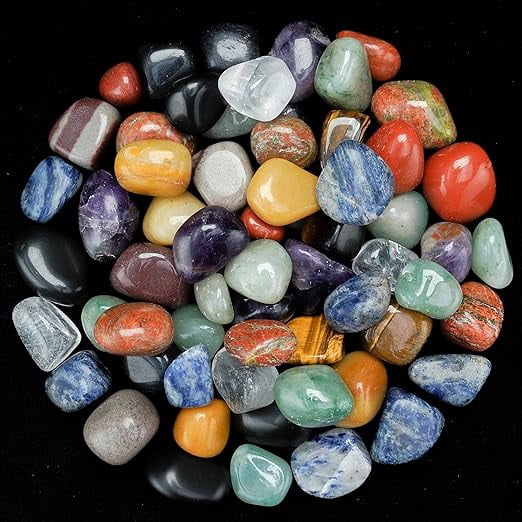 Mix Crystals Tumble Stones Bulk Set Pocket Crystal Healing Gemstones ...