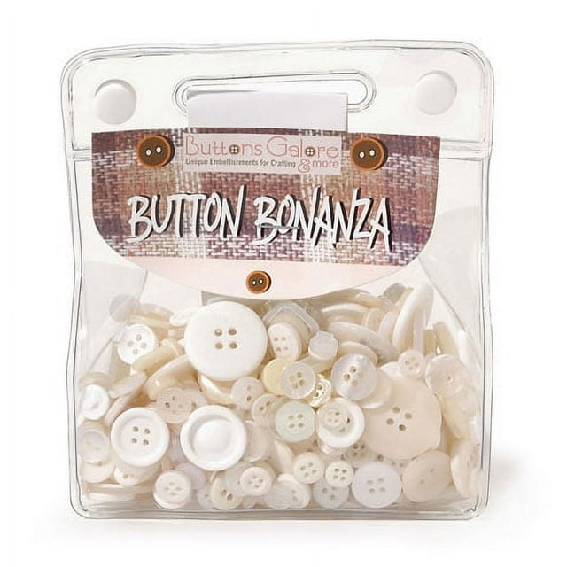Assorted White Buttons: 1/2 Pound - Walmart.com